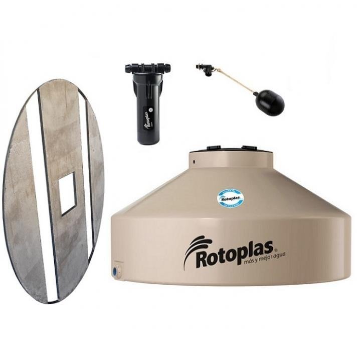 Tanque Rotoplas 1000 Lts Cuatricapa Flat con Base – Tusta